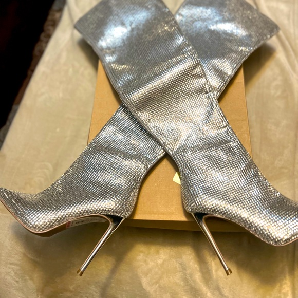 Steve Madden | Shoes | Steve Madden Skyscraper Rhinestone Thigh High ...